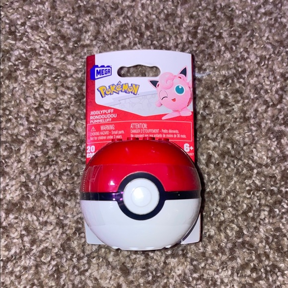 Pokemon | Toys | Pokemon Mega Jigglypuff Pok Ball Building Set Red And ...